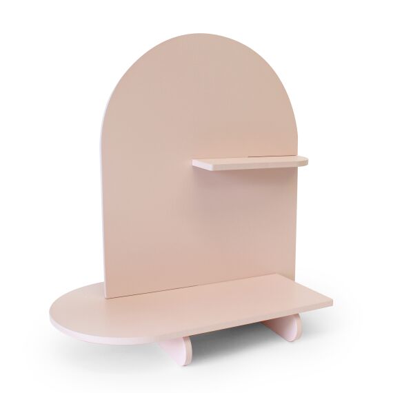 Presentatierek doopsuiker - Boog hout - Roze - Mijnkadootje